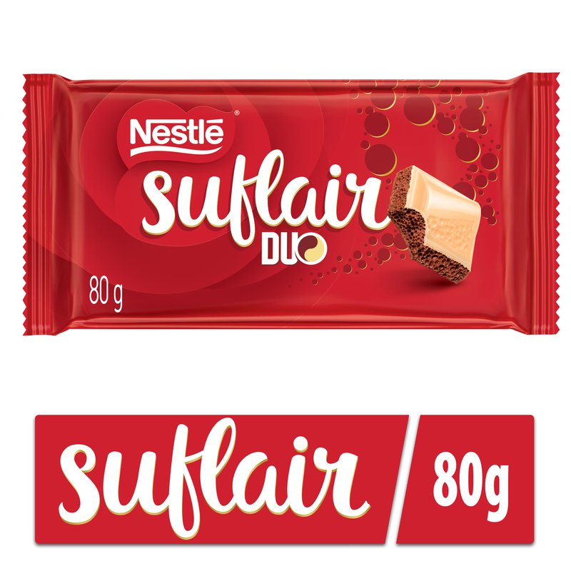 Chocolate Nestlé Suflair Duo 80g | Farmácia Online Drogal