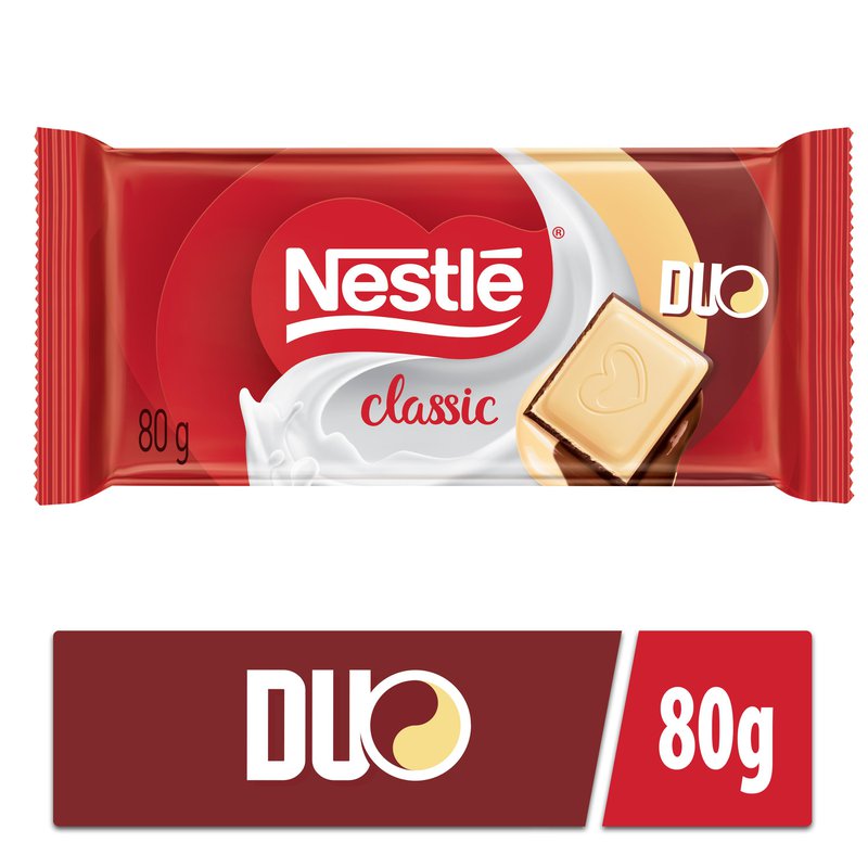 Chocolate Nestlé Classic Duo 80g | Farmácia Online Drogal