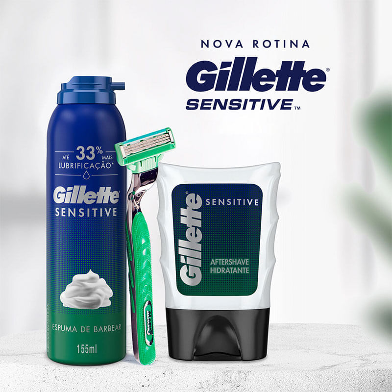 Loção Pós Barba Gillete Sensitive 75ml - Melhor Preço Online