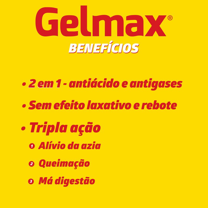 Gelmax Dim Sem Sabor 240ml, Preço, Para que serve - Drogal