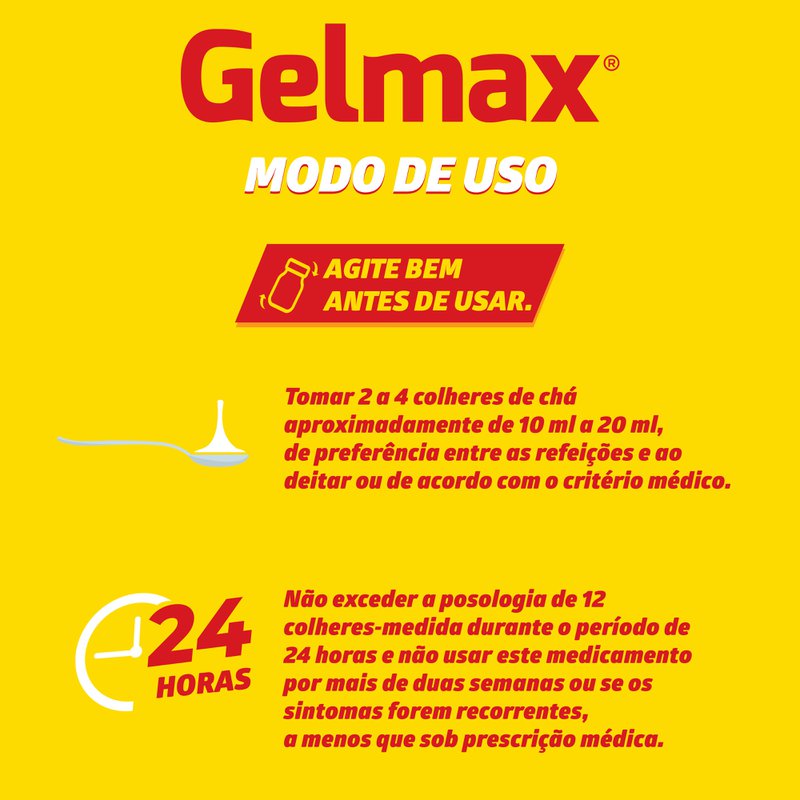 Gelmax Dim Suspensão Oral 240ml, Preço, Para que serve - Drogal