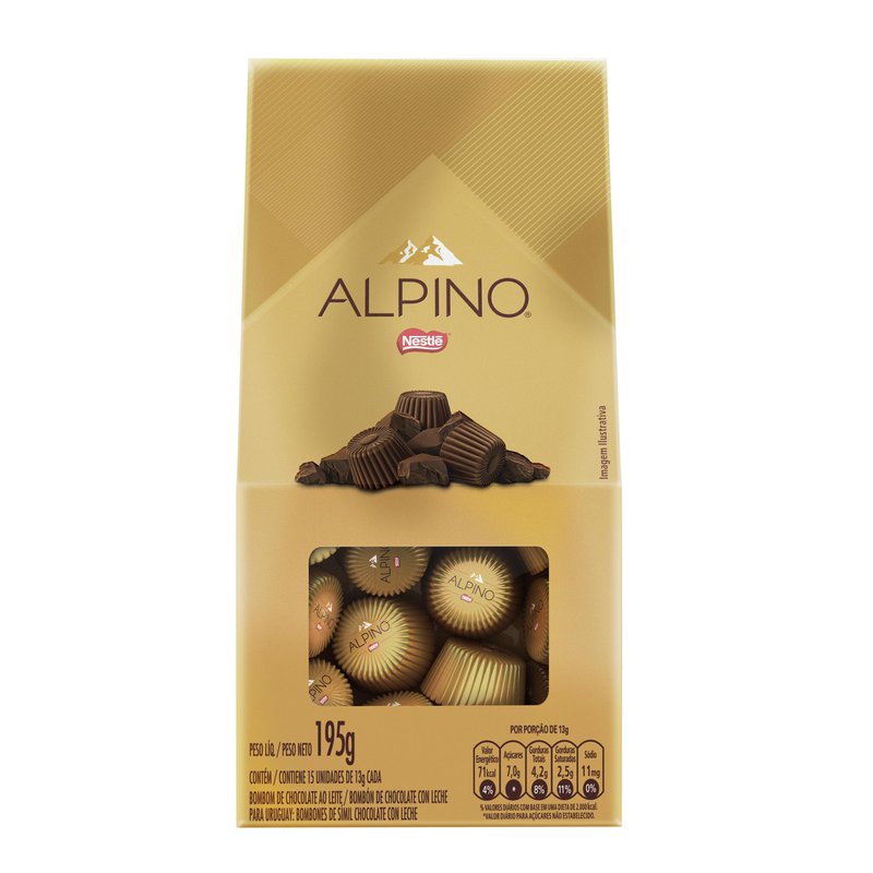 Chocolate Nestlé Alpino - Na Farmacia Drogal