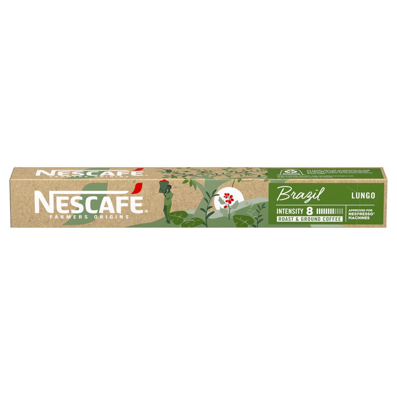 Café Nescafé Nespresso Brazil Lungo 10 Cápsulas - Compre na Drogal