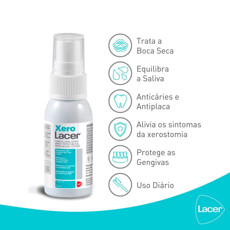 Compre na Drogal Spray Bucal XeroLacer Para Xerostomia
