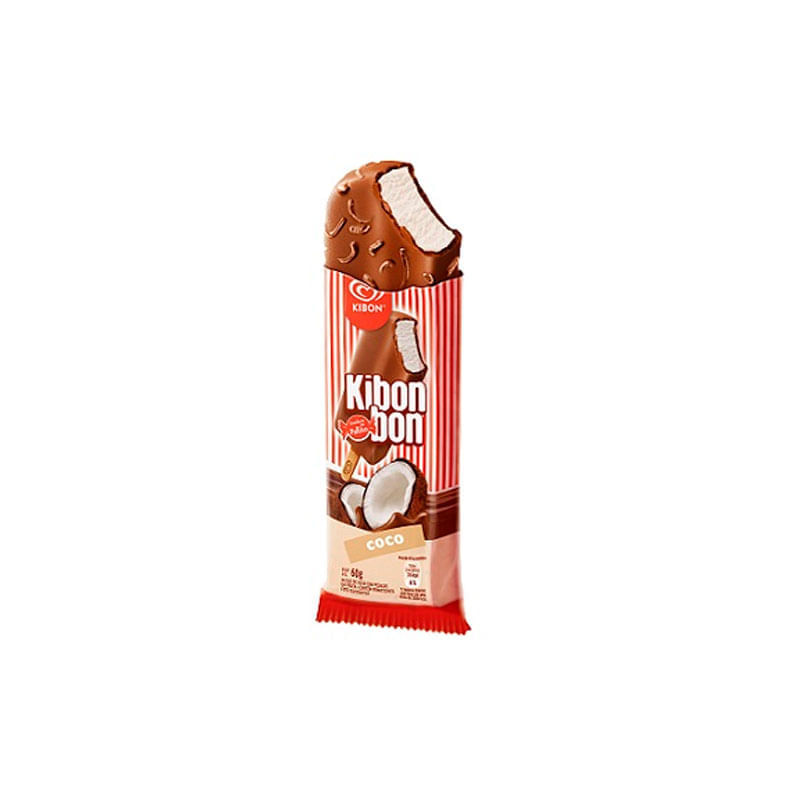 Sorvete Picolé Kibon Coco Kibonbon - Original com Desconto