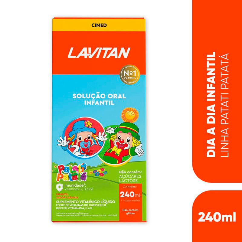 Suplemento Alimentar Infantil Lavitan - Compre na Drogal