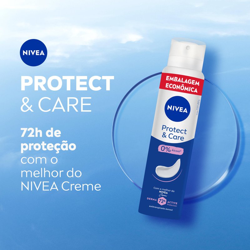Conheça o Desodorante Nivea Protect & Care 200ml | Drogal