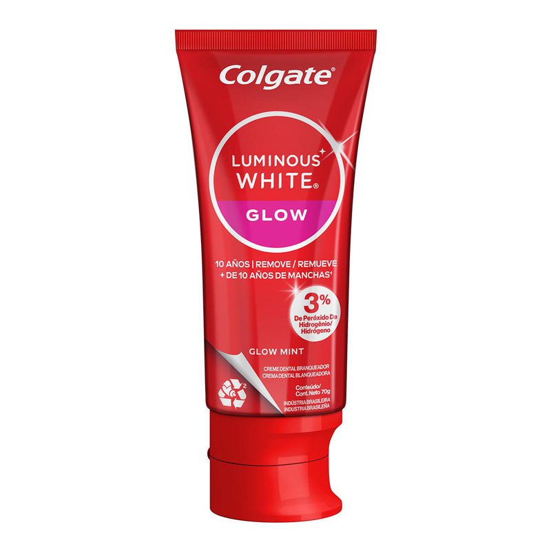 Creme Dental Clareador Colgate Luminous White Glow - Drogal