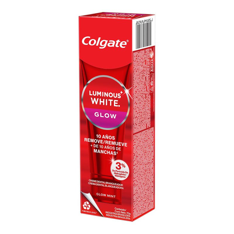 Creme Dental Clareador Colgate Luminous White Glow - Drogal