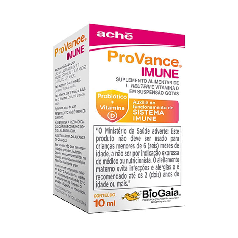 ProVance Imune Suspensão Gotas +6 Meses - Na Drogal