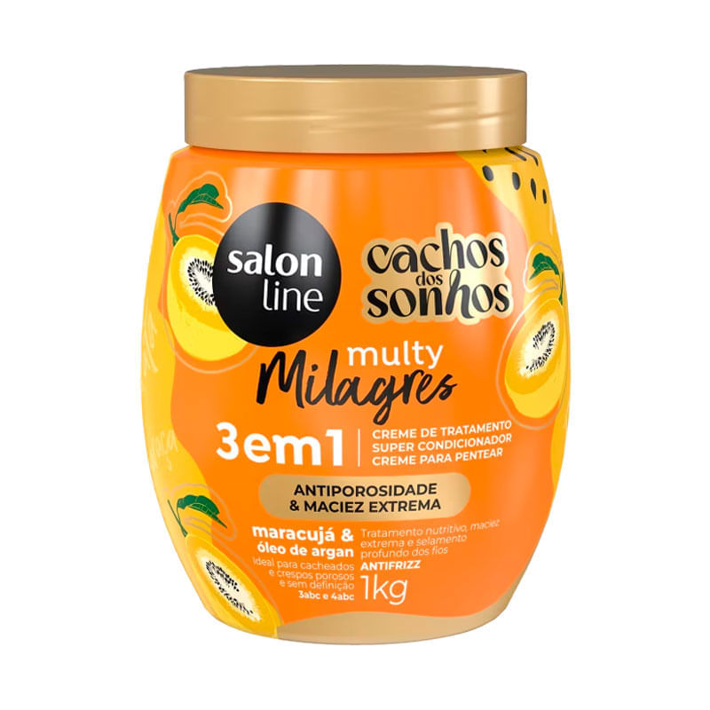 Creme Salon Line Cachos dos Sonhos Multy Milagres - Na Drogal