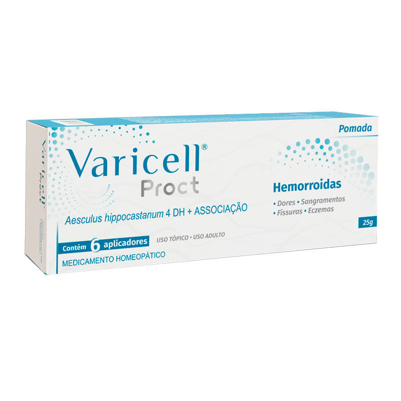 Varicell Proct Pomada para Hemorróidas - Farmácia Drogal