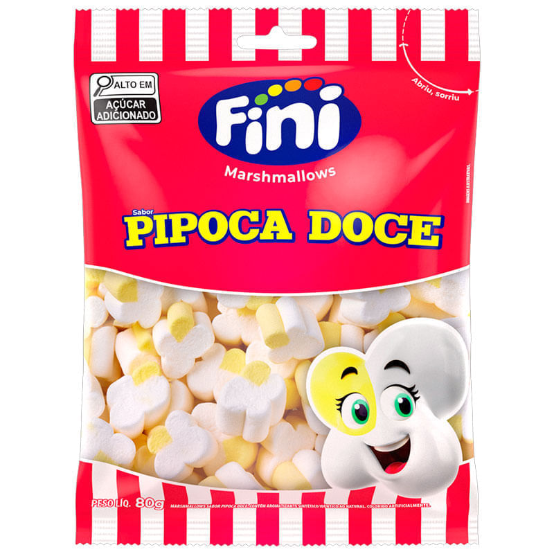 Marshmallows Fini Pipoca Doce - Sabor irresistível | Drogal