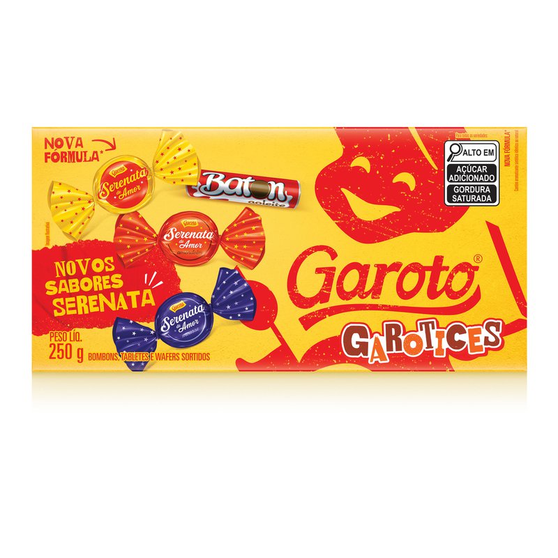Caixa de Bombom Garoto Garotices 250g - Deliciosos e Cremosos