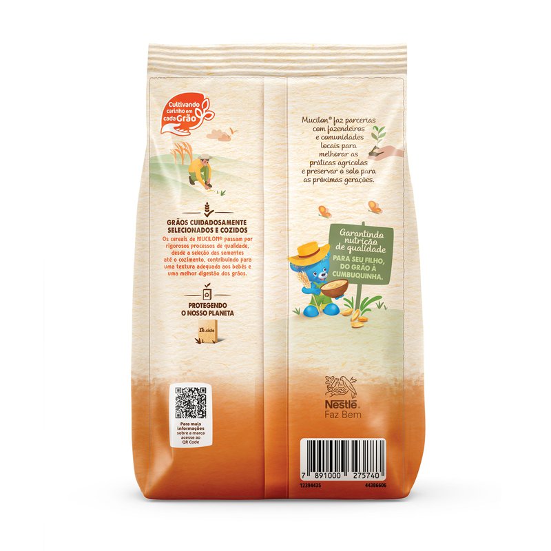 Cereal Infantil Mucilon 5 Cereais e Quinoa - Nutrição Saudável