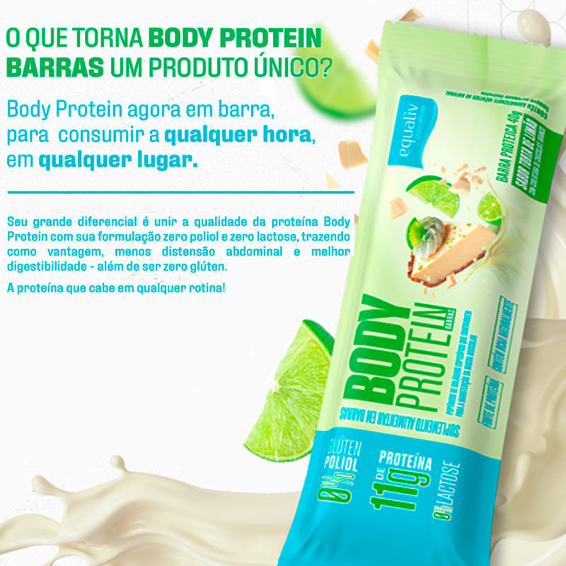 Equaliv Body Protein Sabor Torta de Limão 40g | Drogal