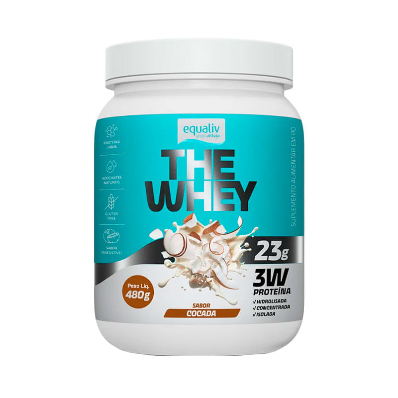 The Whey Equaliv Sabor Cocada 480g | Drogal