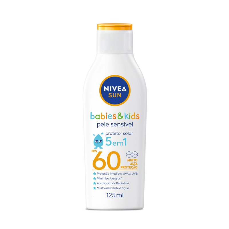 Protetor Solar Nivea Sun Kids & Babies Pele Sensível - Drogal