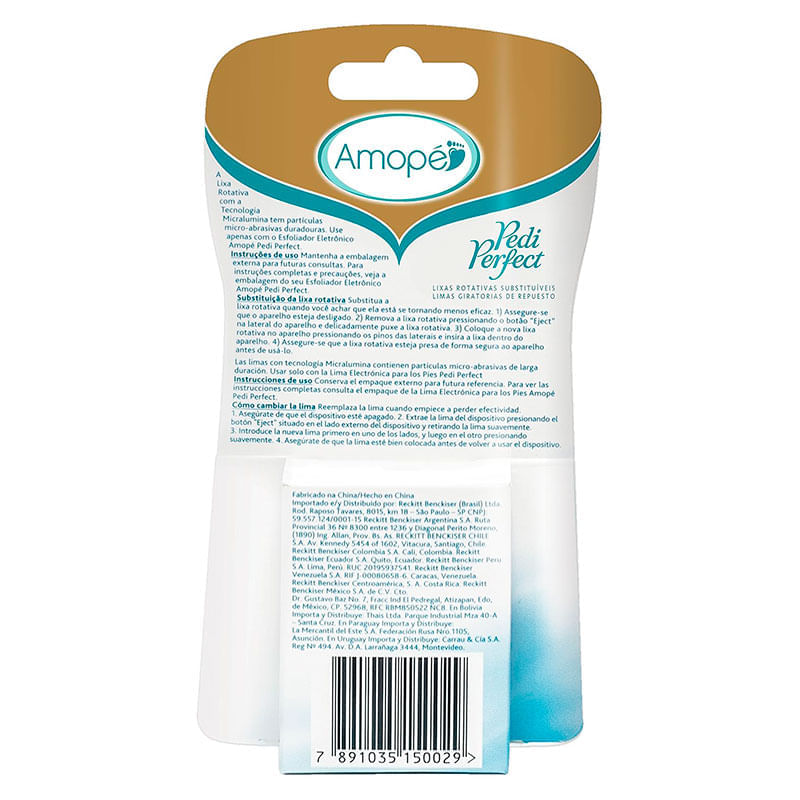 Lixa Rotativa para Pés Amopé - Compre na Drogal
