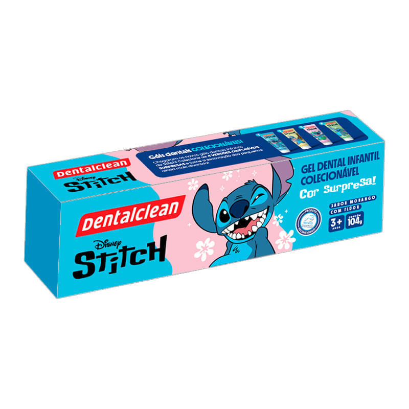 Gel Dental Infantil Stitch Sabor Morango Com Fluor - Na Drogal