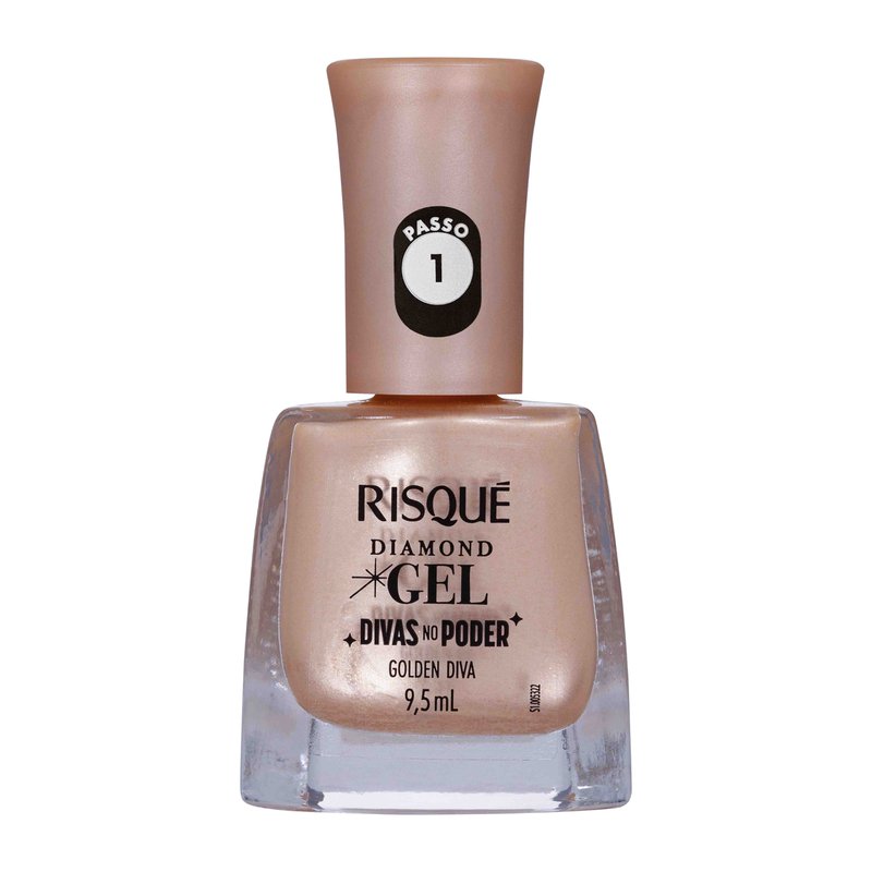 Risqué Diamond Gel Divas no Poder Golden Diva | Compre na Drogal