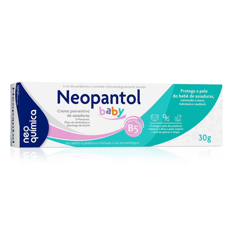Creme Antiassaduras Neopantol Baby 30g, Como Usar, Bula