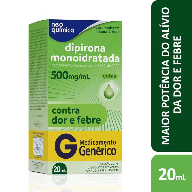 Dipirona Solução Gotas Neo Química - Compre na Drogal