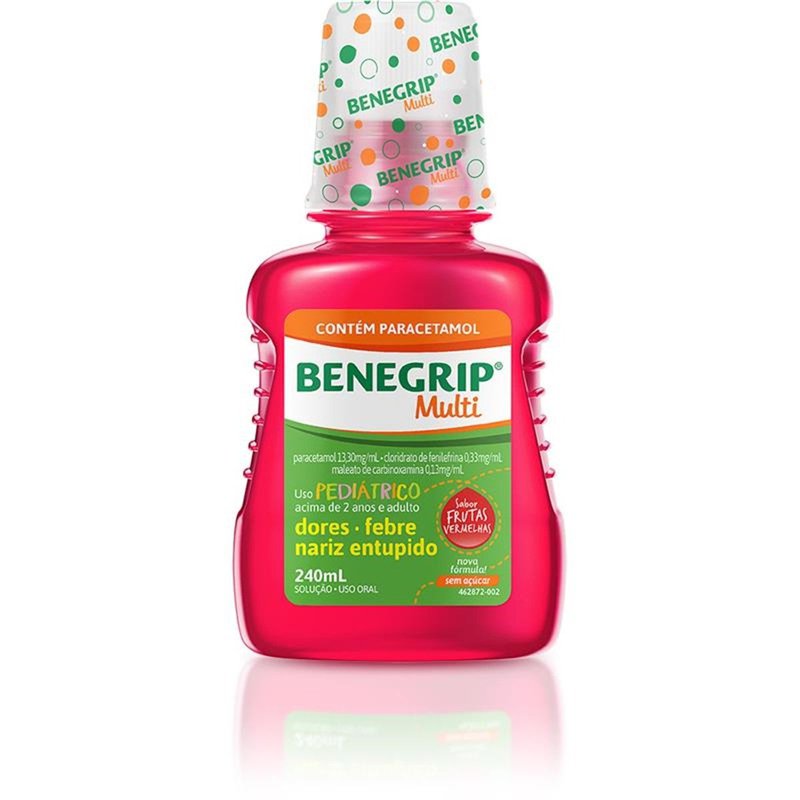 Antigripal Benegrip Multi Solução Oral, Para que serve - Drogal