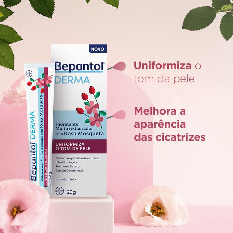 Hidratante Bepantol Derma com Rosa Mosqueta - Preço - Drogal