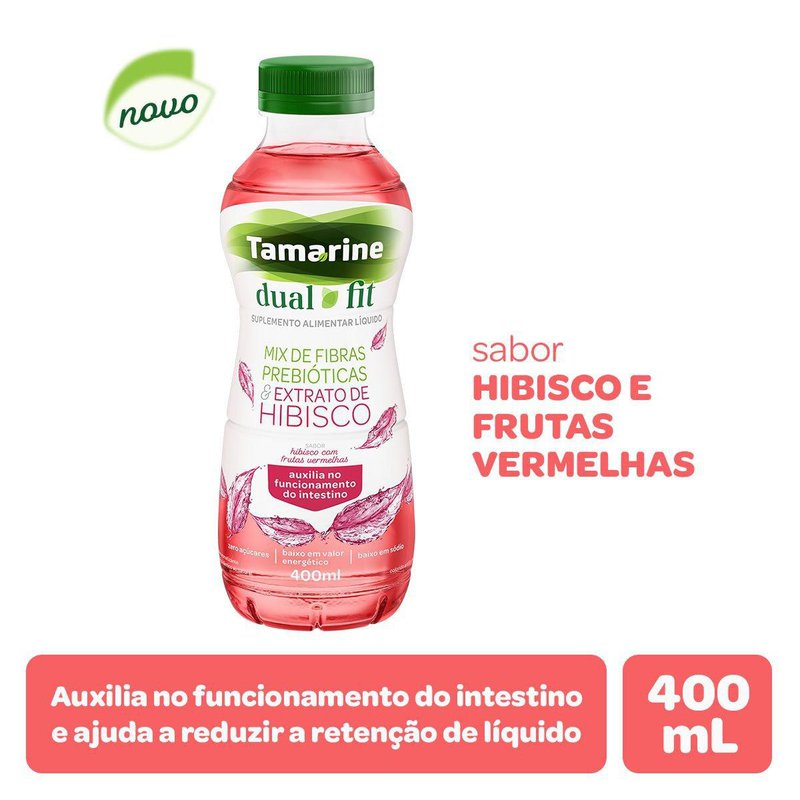 Tamarine Dual Sabor Hibisco com Frutas Vermelhas 400ml