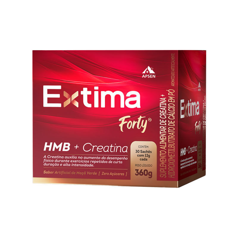 Extima Forty HMB + Creatina, Para que serve, Como Usar - Drogal