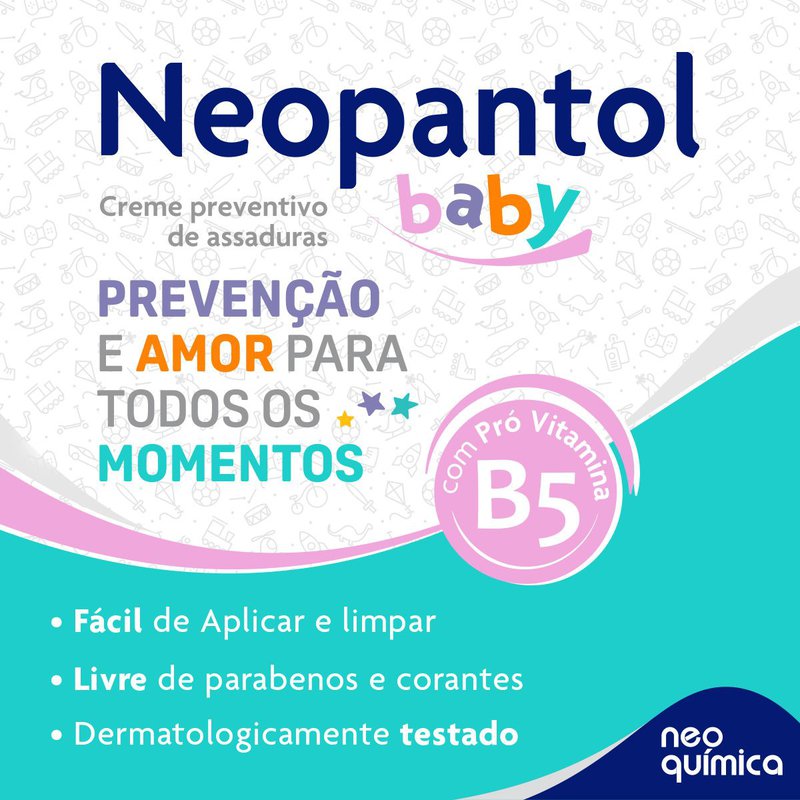 Creme Antiassaduras Neopantol Baby 30g, Como Usar, Bula