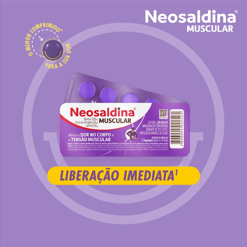 Neosaldina Muscular: Para que serve, Bula - Drogal
