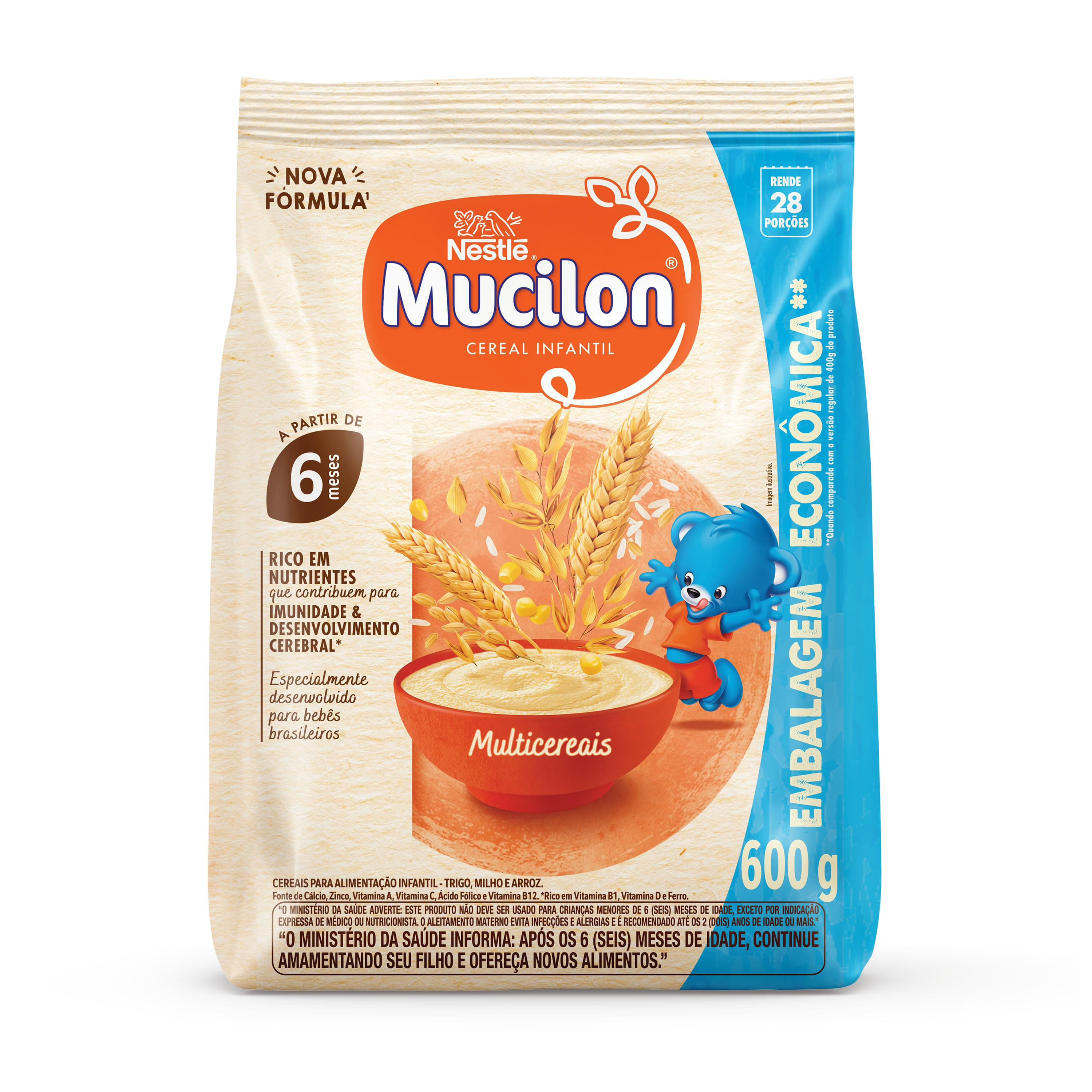 Cereal Infantil Mucilon Multicereais 600g - Compre na Drogal