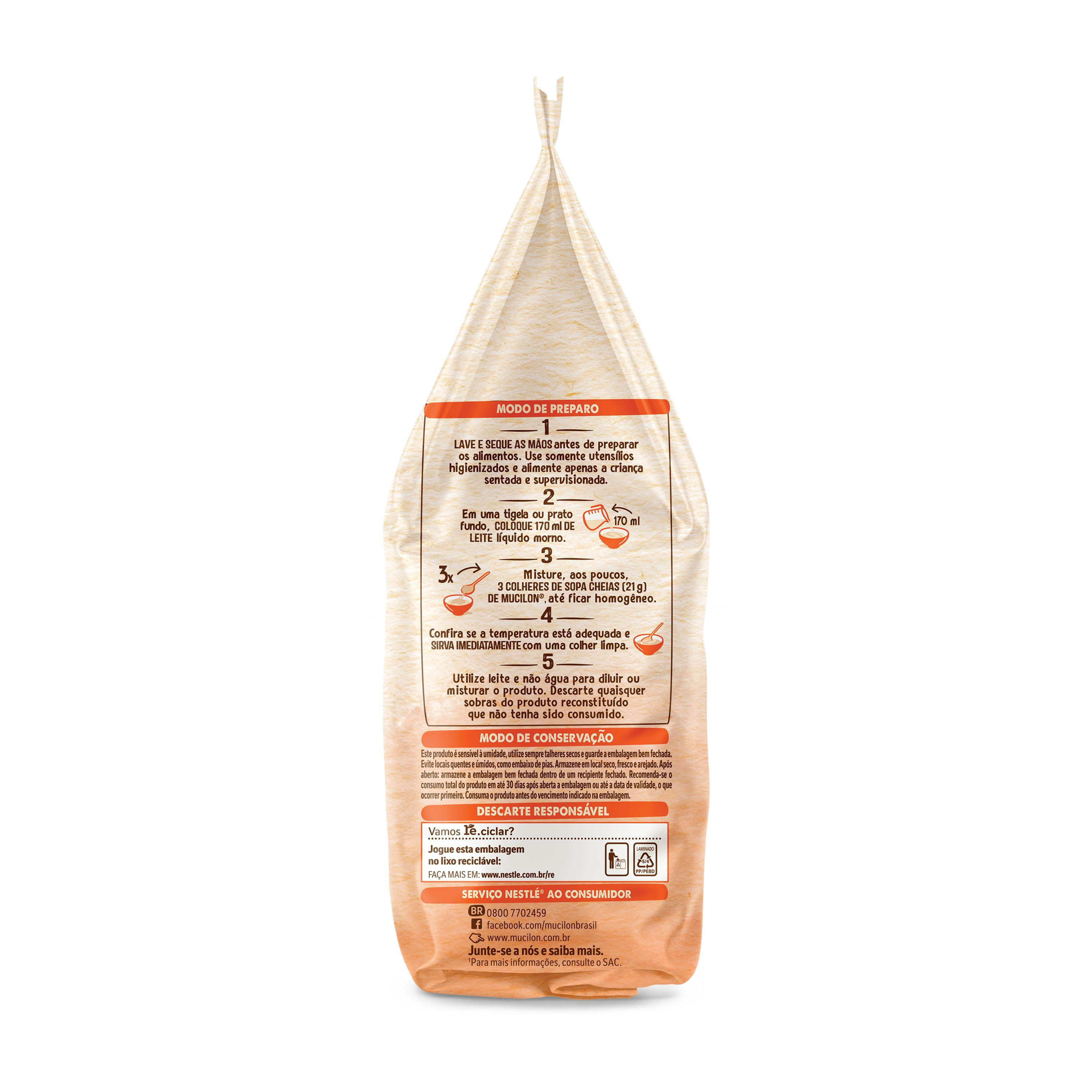 Cereal Infantil Mucilon Multicereais 600g - Compre na Drogal