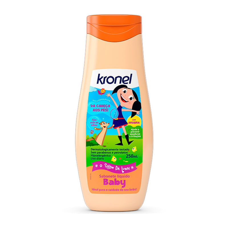Sabonete Líquido Baby Kronel O Show da Luna 250ml - Drogal
