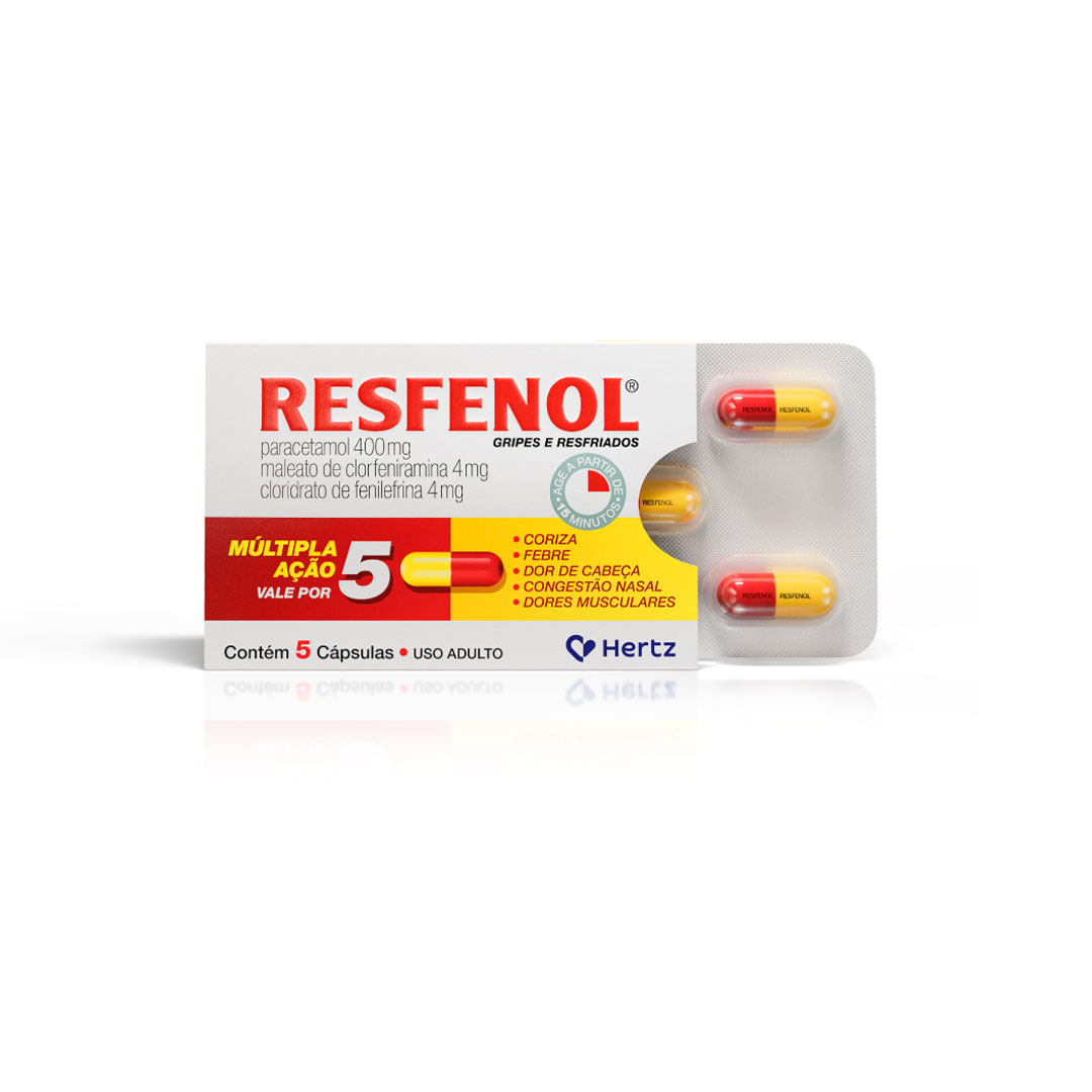 Para que Serve o Resfenol 5 Cápsulas - Compre Na Drogal