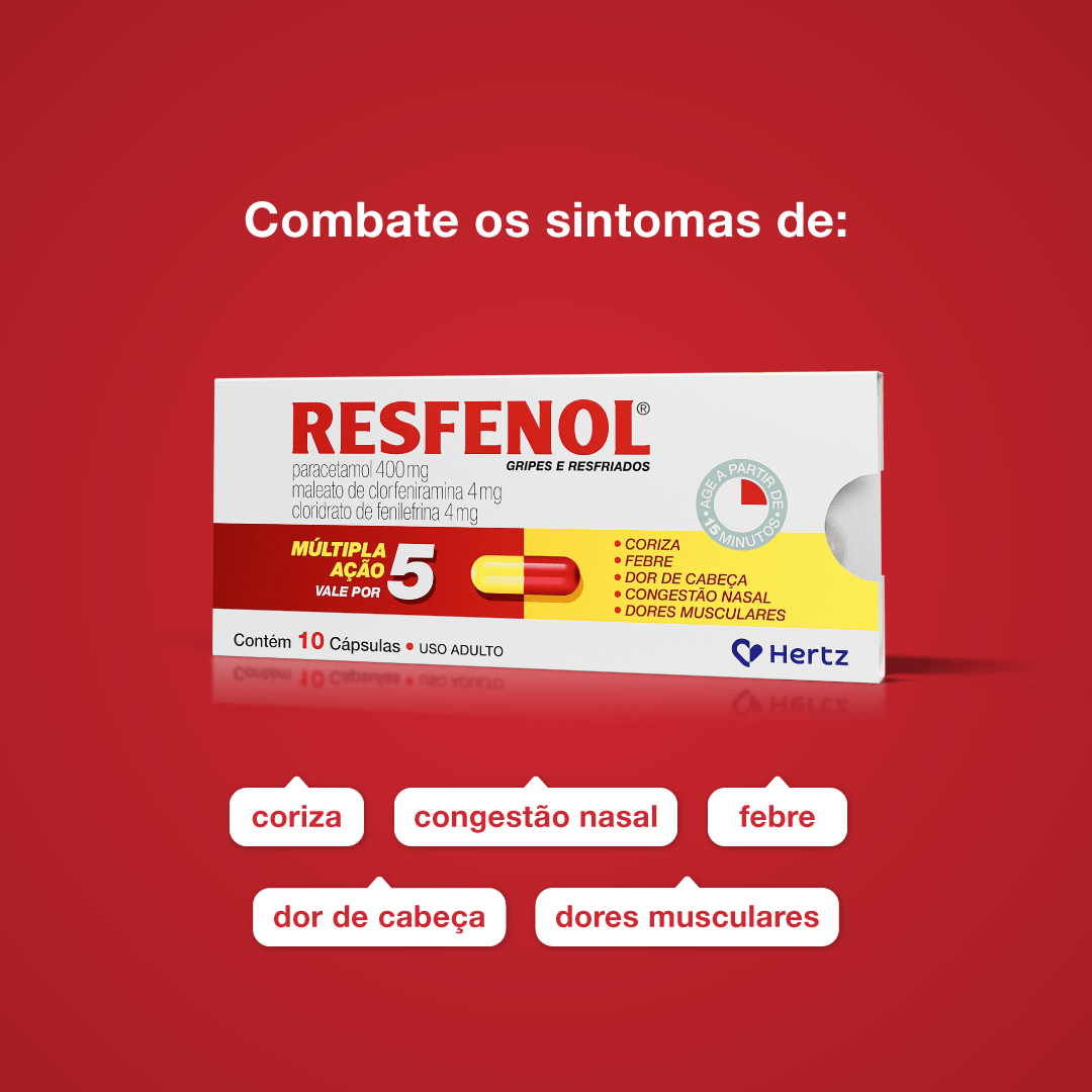 Para que Serve o Resfenol 10 Cápsulas - Compre Na Drogal