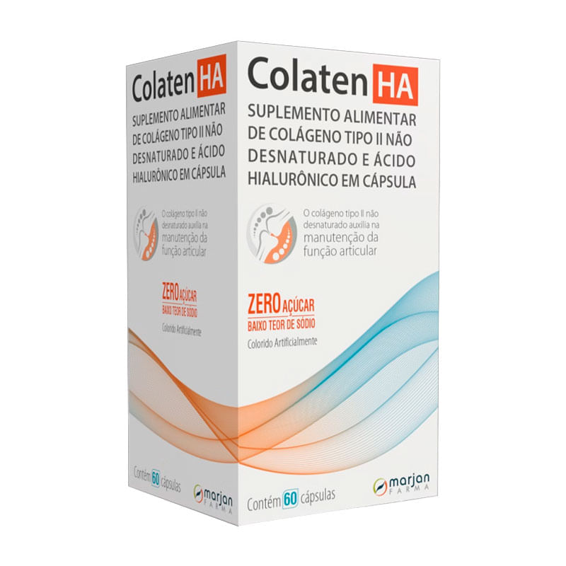 Suplemento Alimentar Colaten HA 60 Cápsulas - Na Drogal