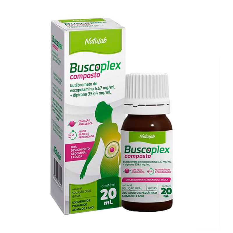 Buscoplex Composto Solução Gotas 20ml, Para que serve - Drogal