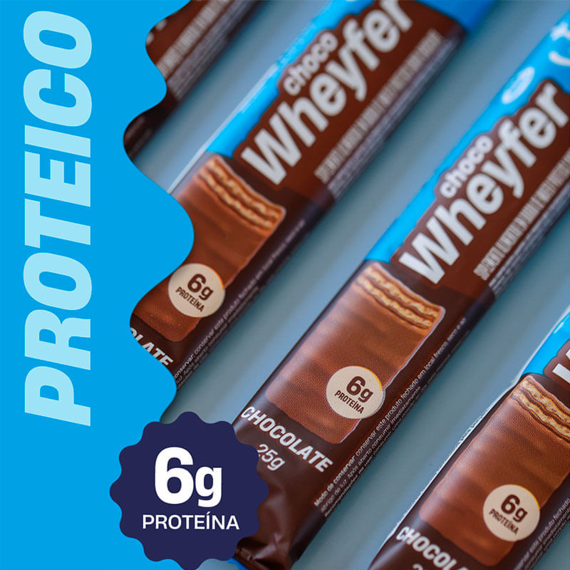 Barra de Proteína +Mu Choco Wheyfer Chocolate 25g