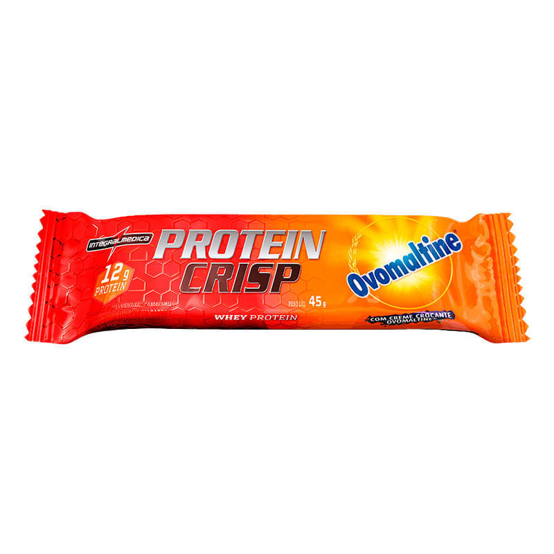Barra de Proteína Integralmedica Crisp Ovomaltine 45g: Na Drogal