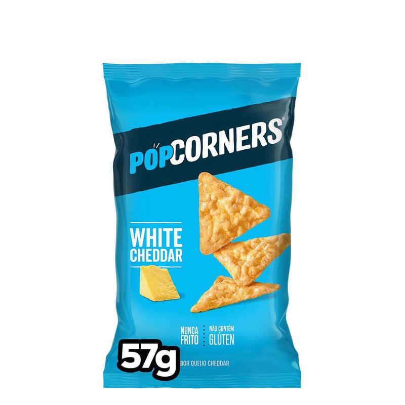 Popcorners White Cheddar: Nunca frito, Sempre Saboroso - Drogal