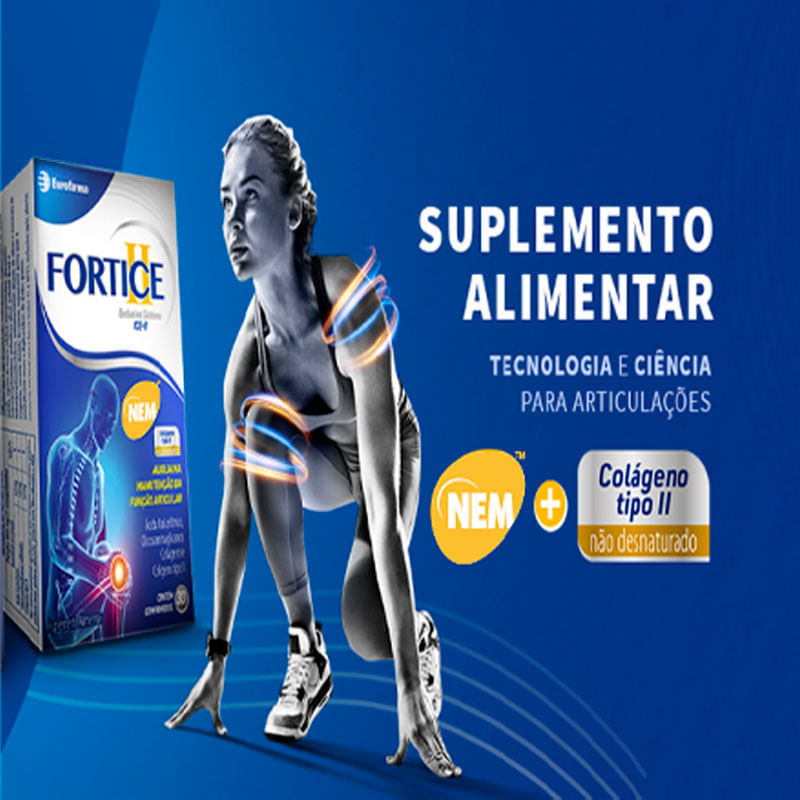 Fortice Ice-II 30 Comprimidos - Benefícios Para as Articulações