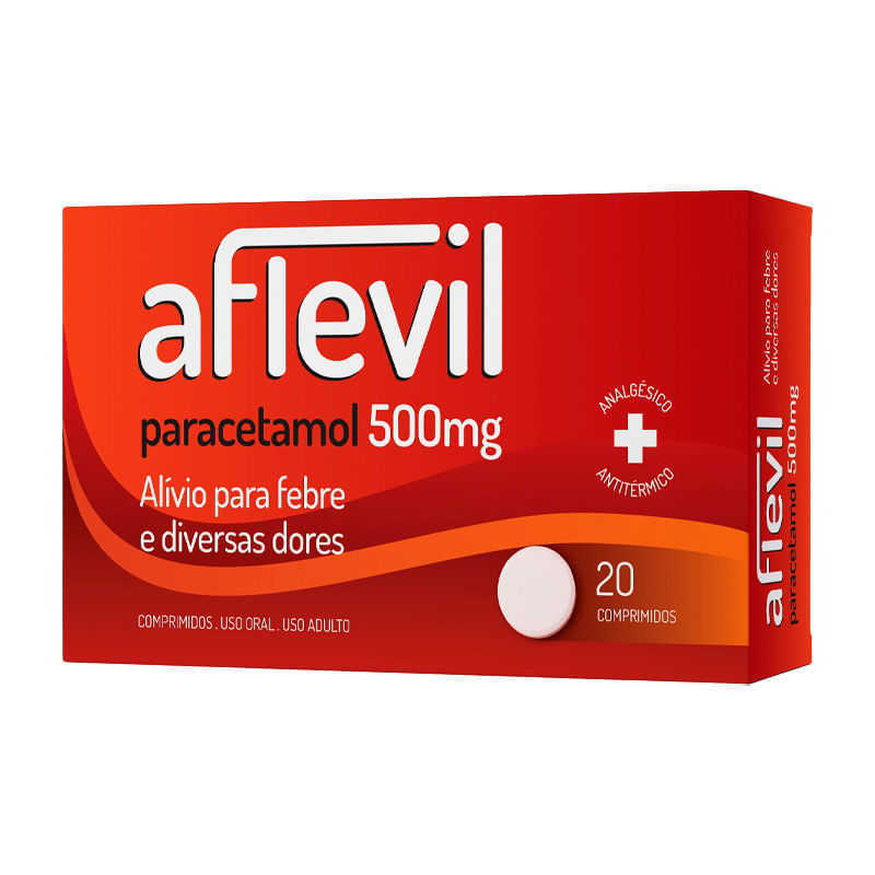 Aflevil 500mg 20 Comprimidos: Para que Serve, Como Usar, Bula