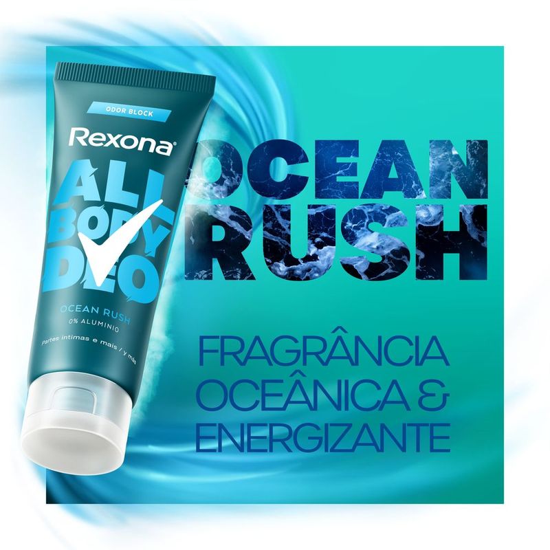 Rexona Men All Body Ocean Rush: Partes Íntimas e Mais