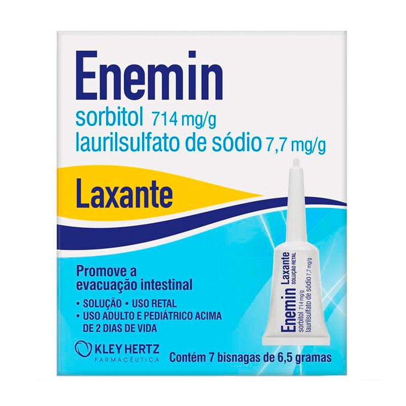 Enemin Laxante Solução Retal 7 Bisnagas: Preço, Como Usar