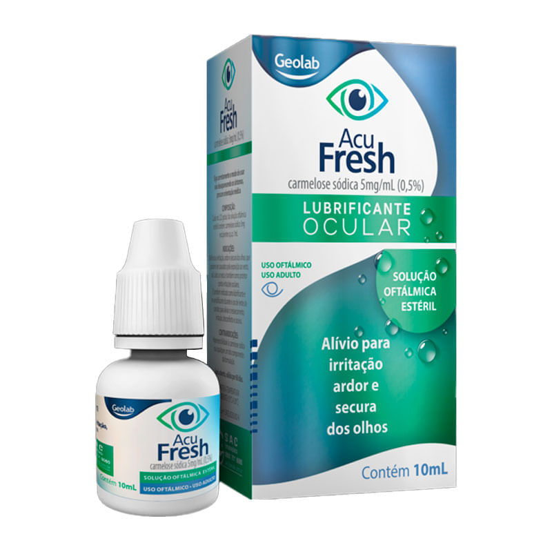 Acu Fresh Lubrificante Ocular: Como Usar, Bula, Preço, Posologia