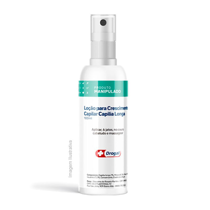 Loção de Crescimento Capilar Capilia Longa 100ml: Como Usar