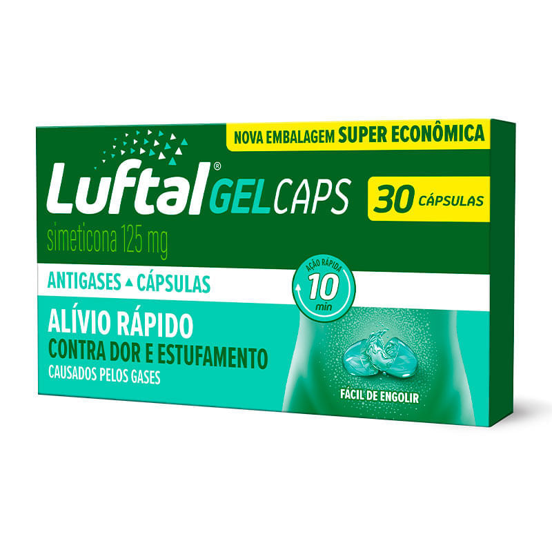 Luftal Gel Caps: Para que serve, como tomar e como funciona